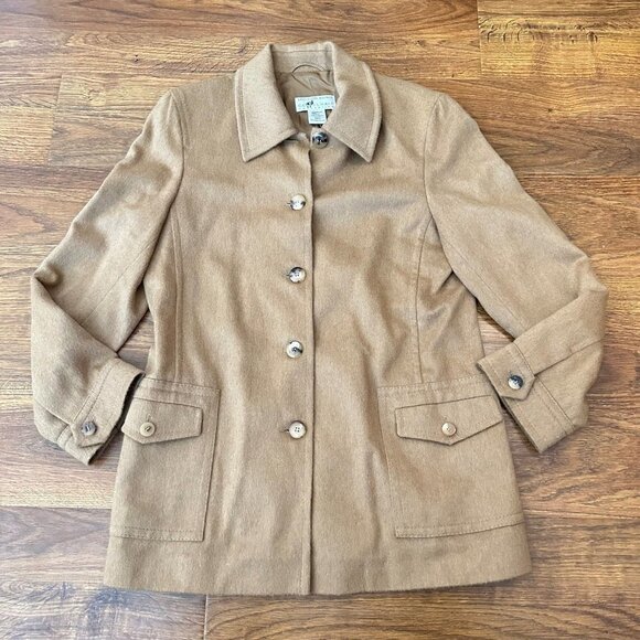 Saks Fifth Avenue | Jackets & Coats | Saks Fifth Avenue Camel Hair ...